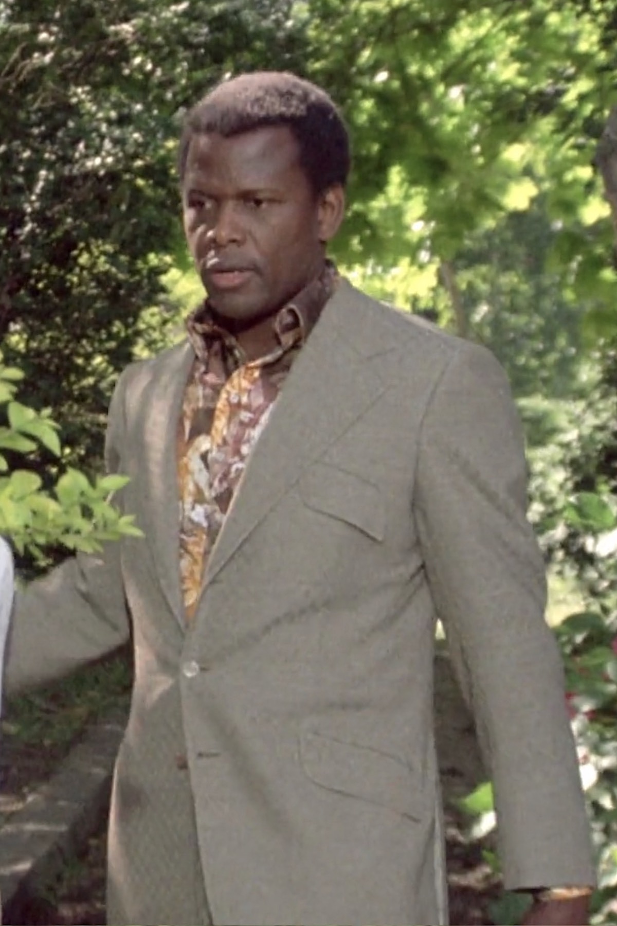 A Warm December: Sidney Poitier's Diamond-Grid Suit » BAMF Style