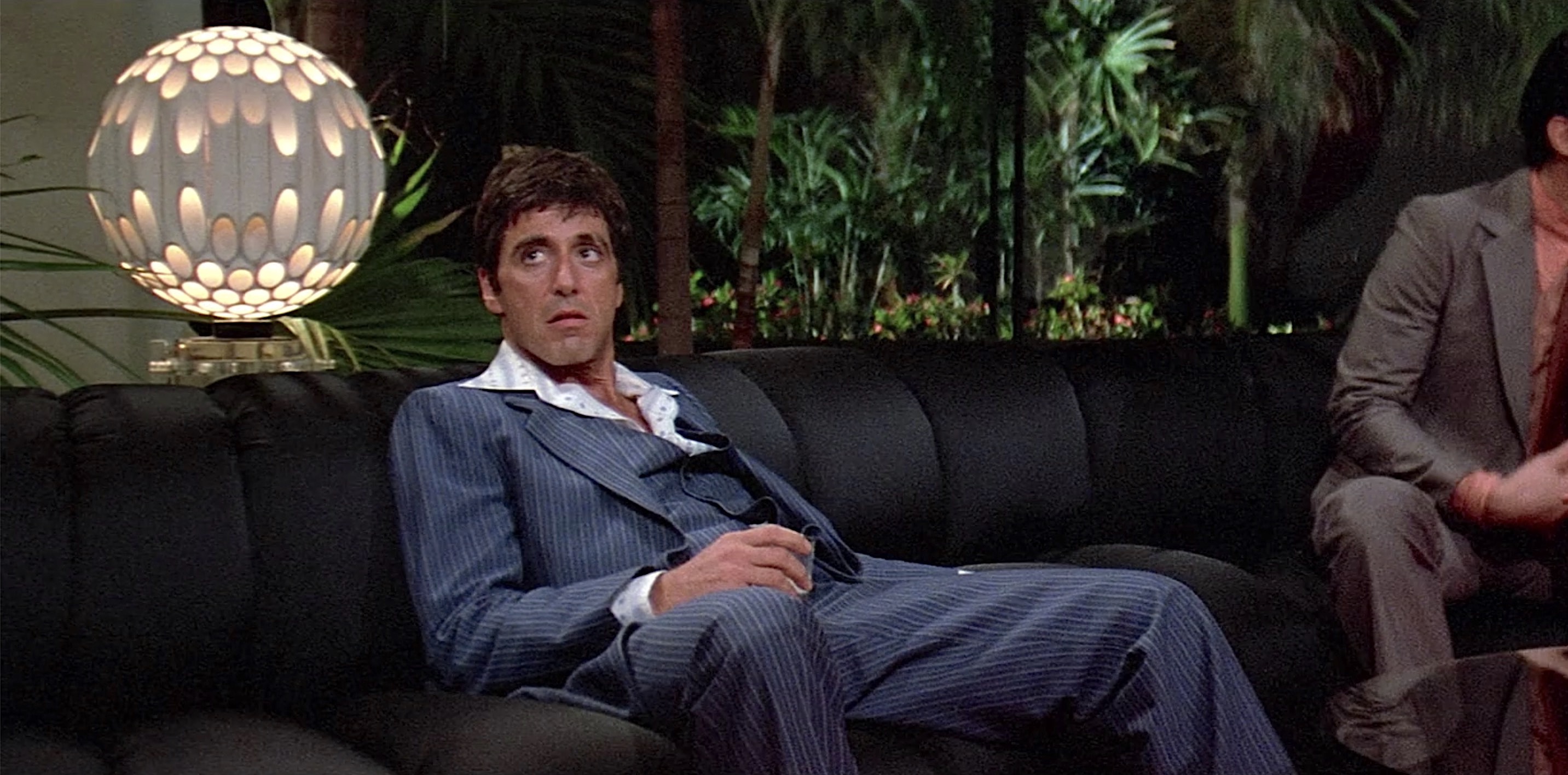 Tony Montana's Blue Striped Suit in Scarface » BAMF Style